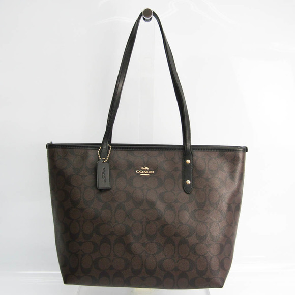 OTHERS | Bags | Coach Signature F58292 Womens Pvcleather Tote Bag ...
